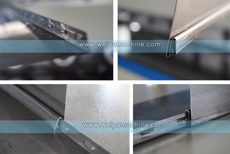 Single lock forming machine