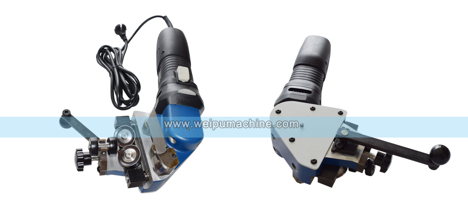 Electric curved duct seam closing machine